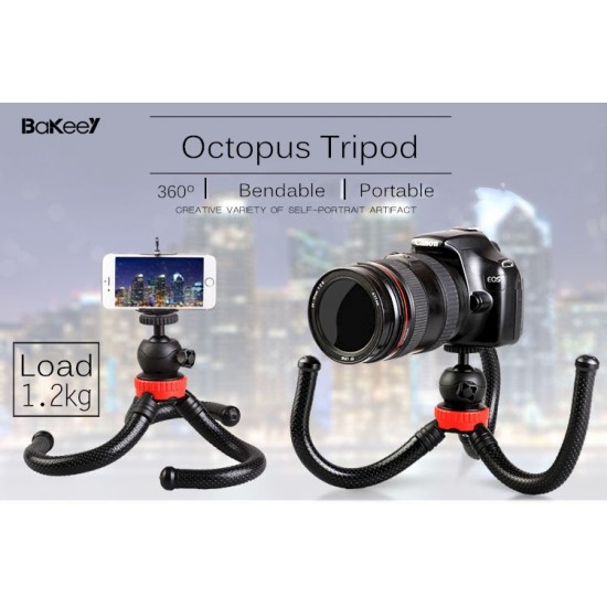 Flexible Octopus Tripod Stand with Ball Head – Camera Citi Pk